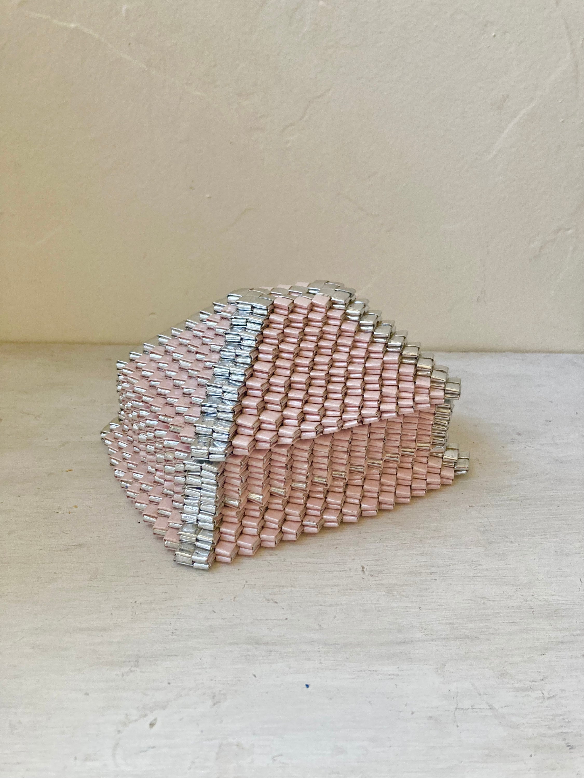 Vintage Chewing Gum Wrapper Prison Art Box, Pink/silver/red, Folk Art ...