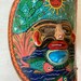 Vintage Terra Cotta Face Wall Art, Mask, Handmade, Colorful, Folk Art ...
