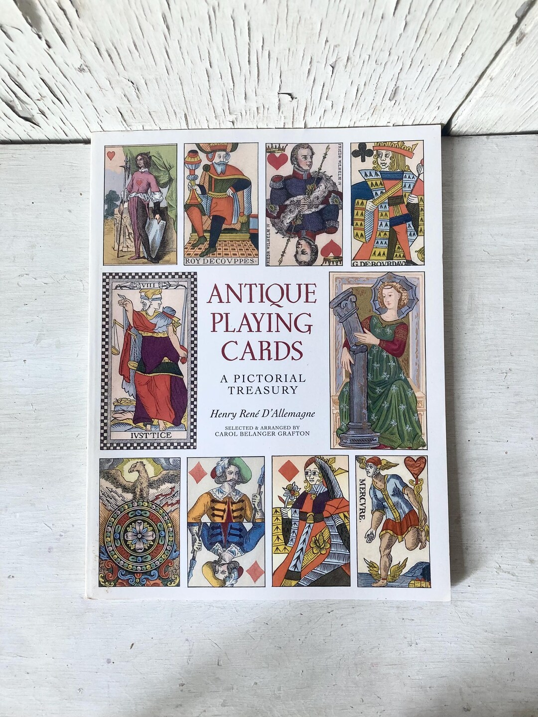 Vintage Dover Book antique Playing Cards, 1996, Colorful Illustrations ...