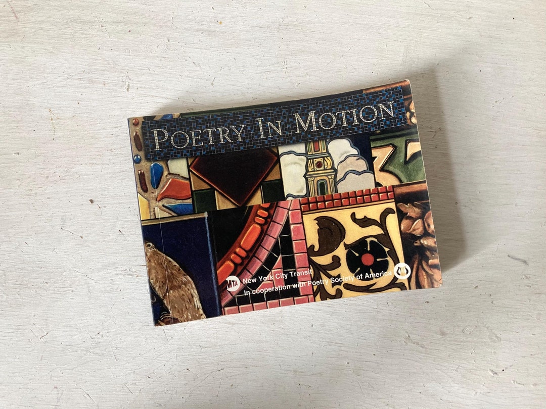 Vintage Postcard Book, Poetry in Motion, New York City Transit, Subway ...