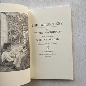 Vintage Story Book the Golden Key by George Macdonald, Illustrated by ...