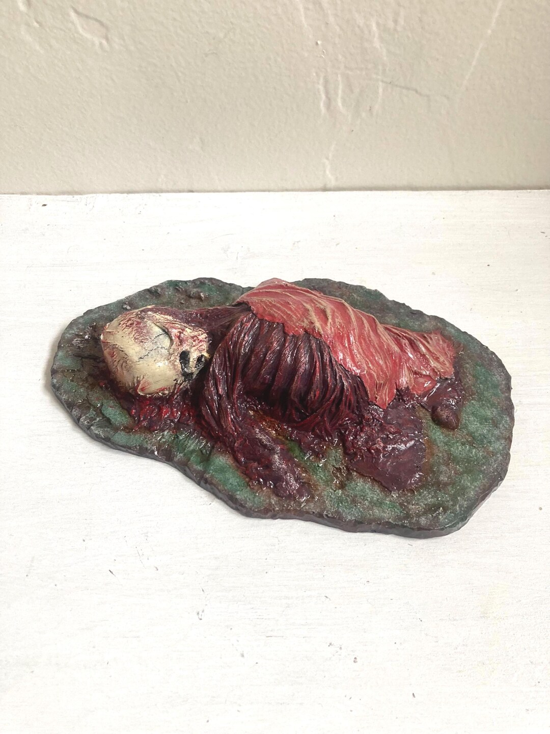 Vintage Ceramic Figure Sculpture, Rotting Corpse, Creepy, Human Body ...