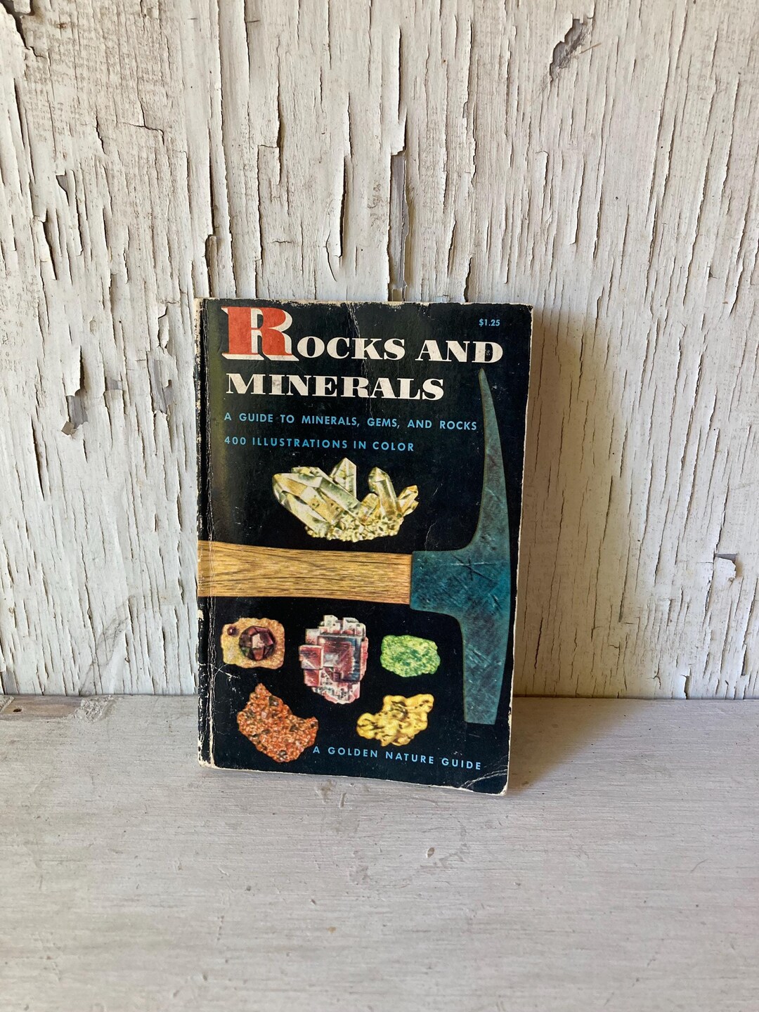Vintage rocks and Minerals Book, Gems, Ores, 1957, A Golden Nature ...