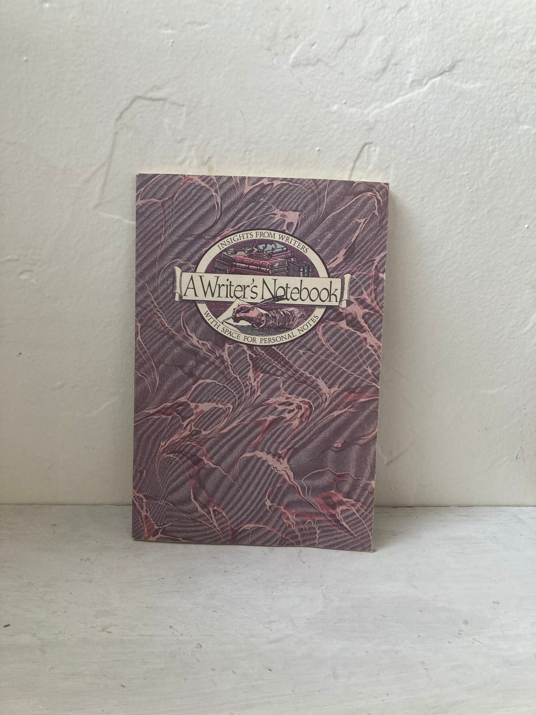 Vintage Blank "a Writer's Notebook," Quotes, Famous Authors, Engraving ...