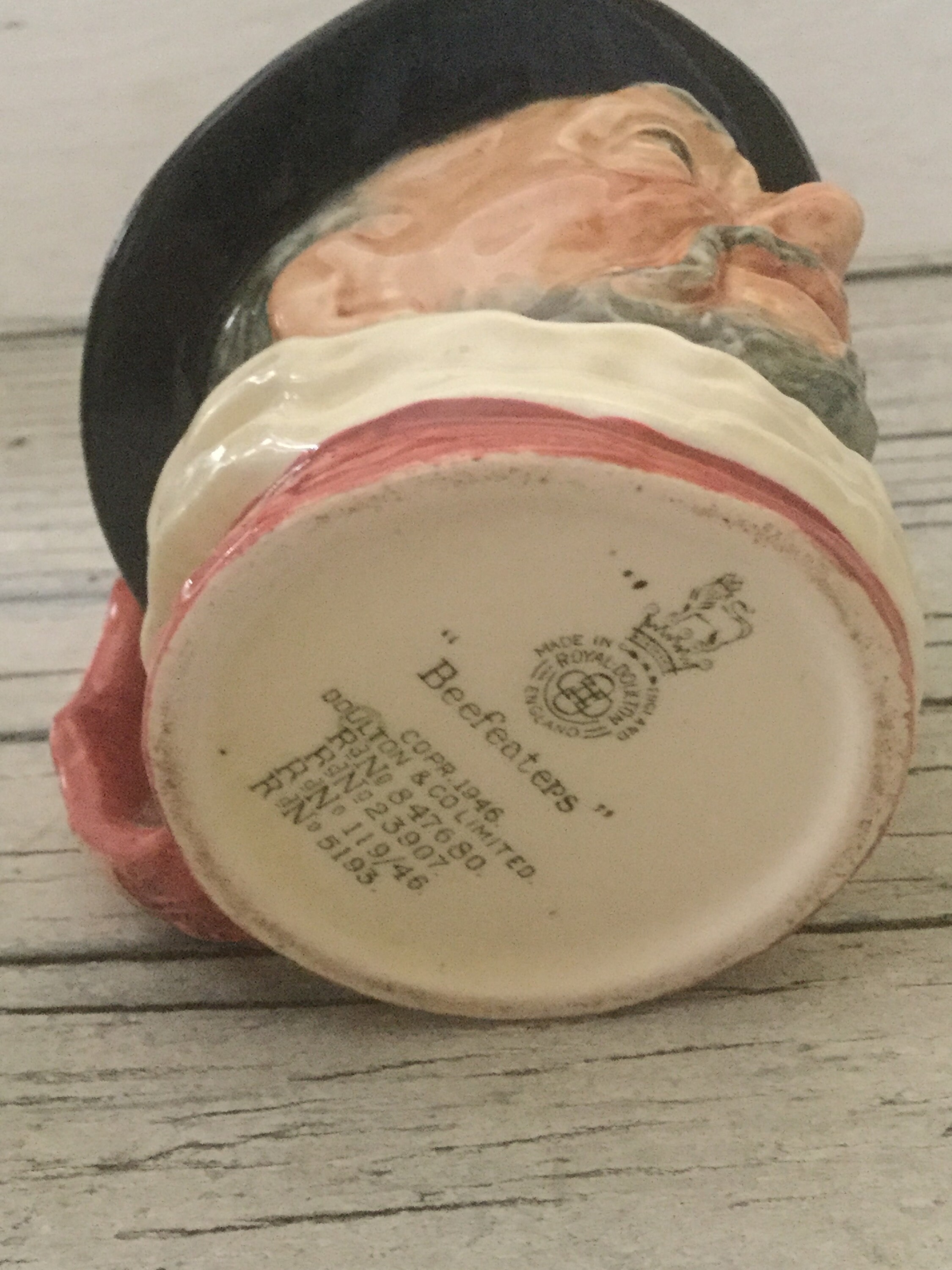 Vintage 1946 Beefeater Toby Mug, Royal Doulton, English Ceramics, Head ...