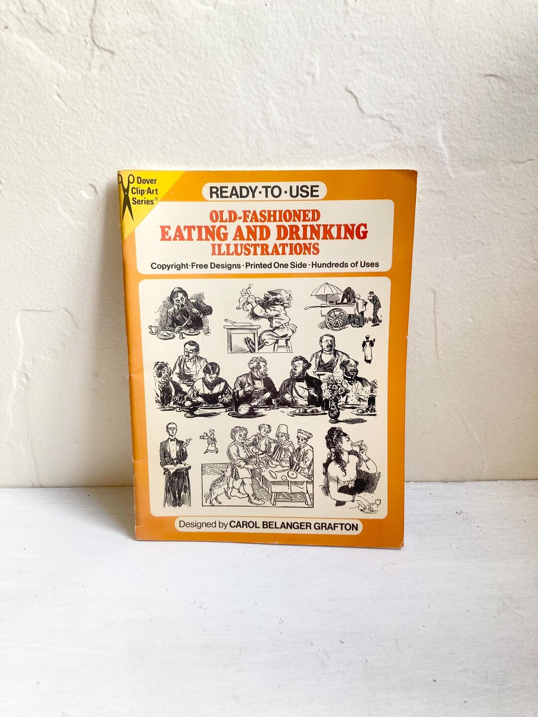 Vintage Clip Art Book "old Fashioned Eating and Drinking Illustrations ...