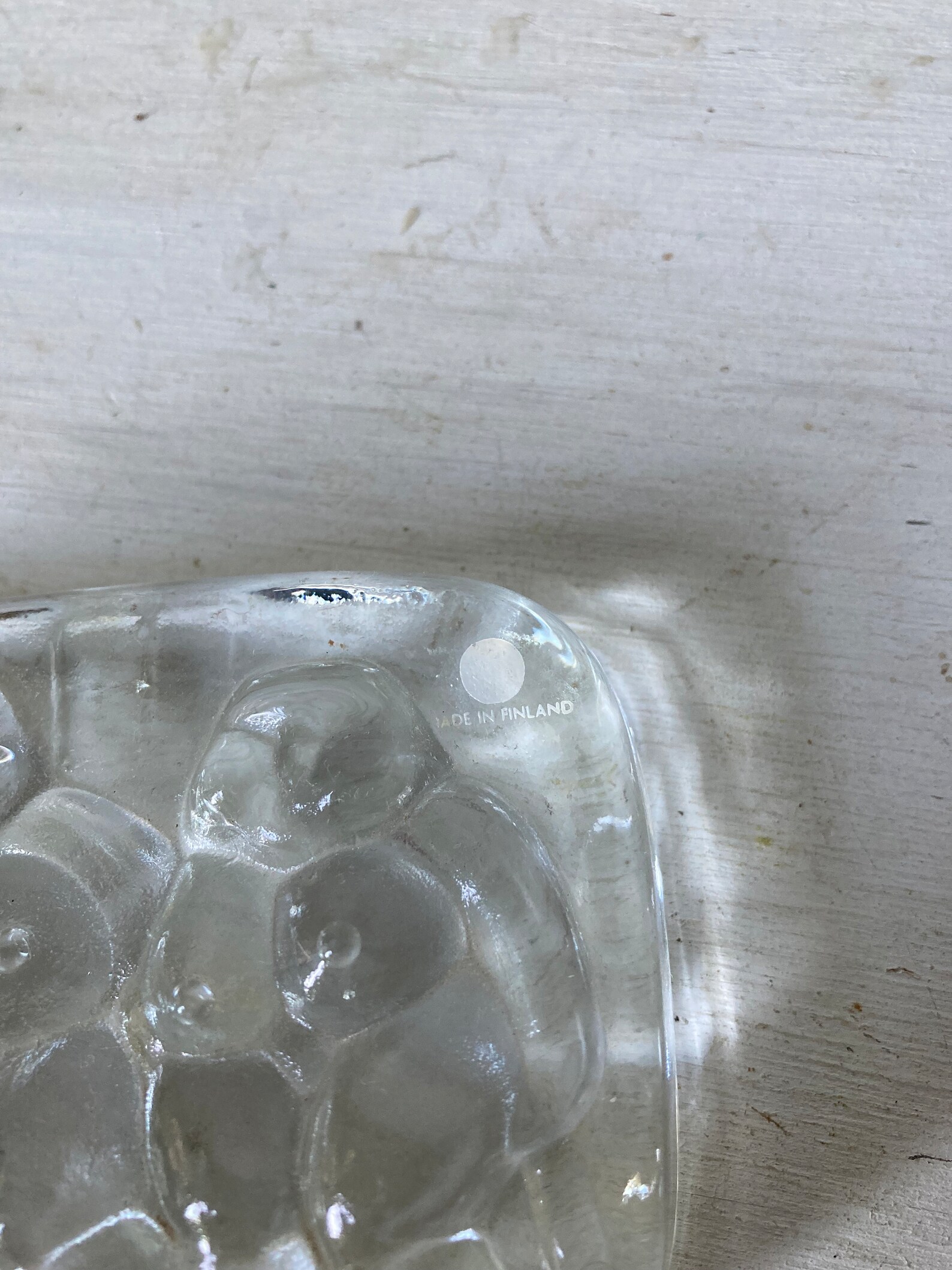 Vintage Glass Paperweight by Jorma Vennola Made in Finland - Etsy