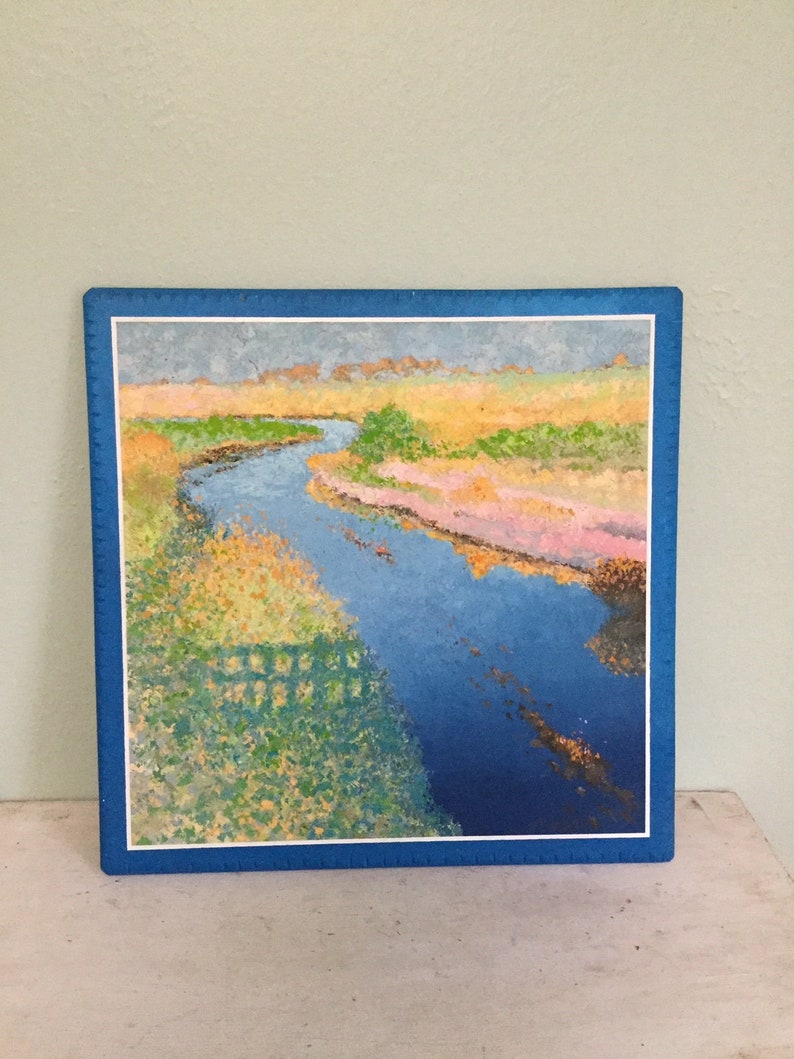 Vintage Max Yamada Landscape Painting, "back Bay Creek" V. 7 #249 ...