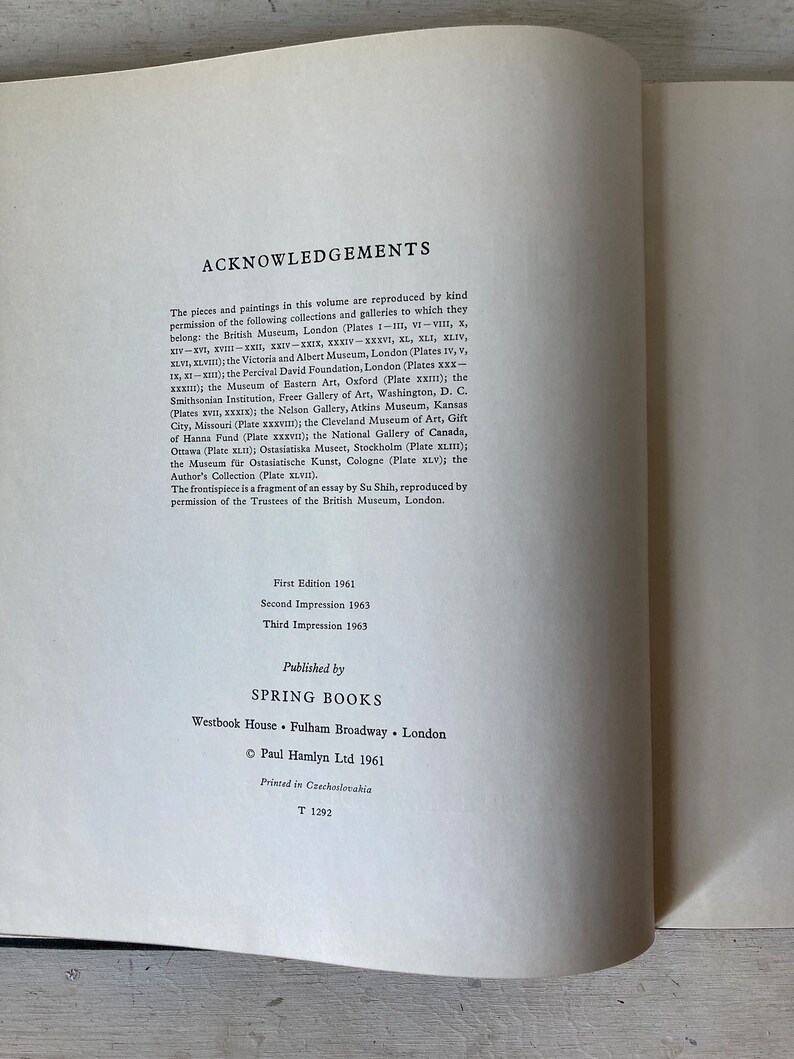 Vintage Chinese Art Book by Finlay Mackenzie 1963 Hardcover - Etsy