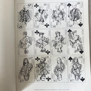 Vintage Dover Book antique Playing Cards, 1996, Colorful Illustrations ...
