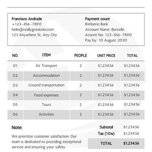 10+ Premium Invoice Templates, Professional Invoice Bundle With Resell ...