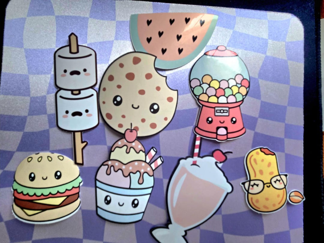Foodie Stickers - Etsy
