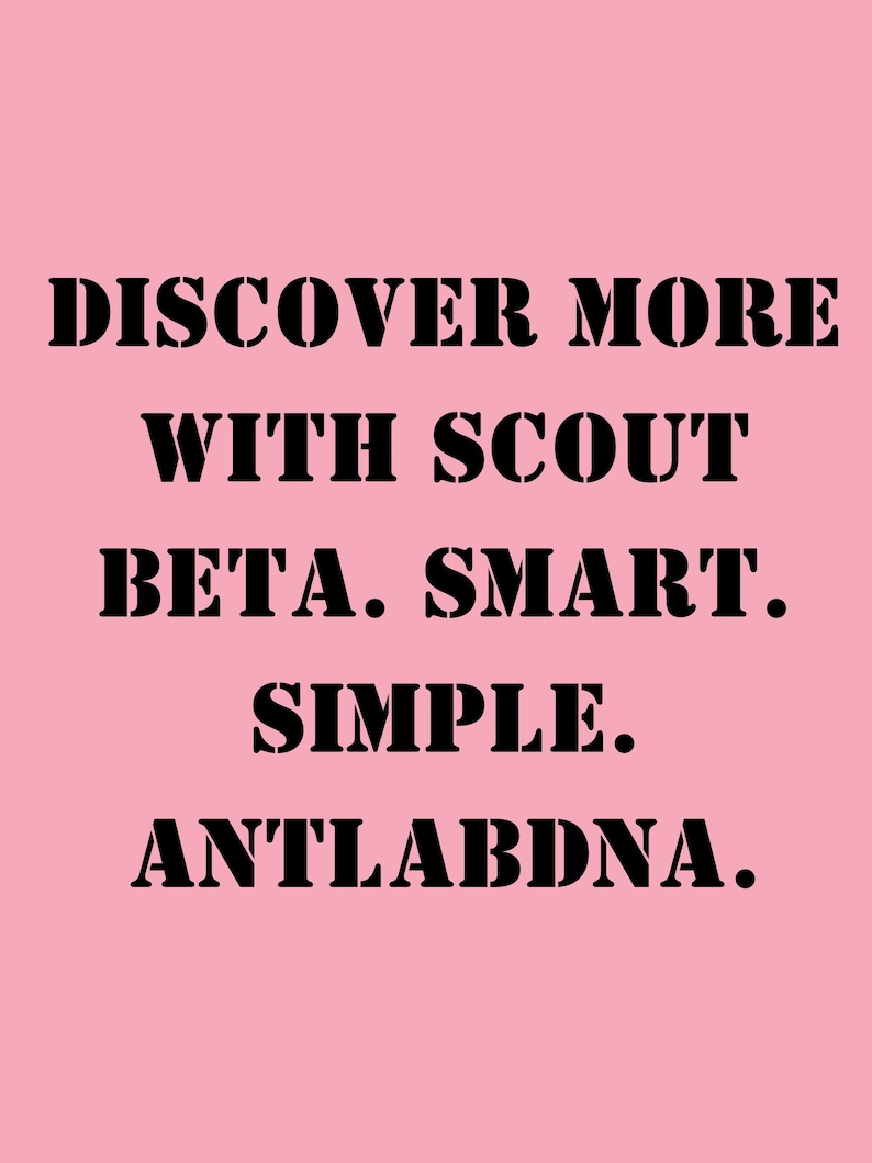 Antlabdna Scout Beta - Etsy