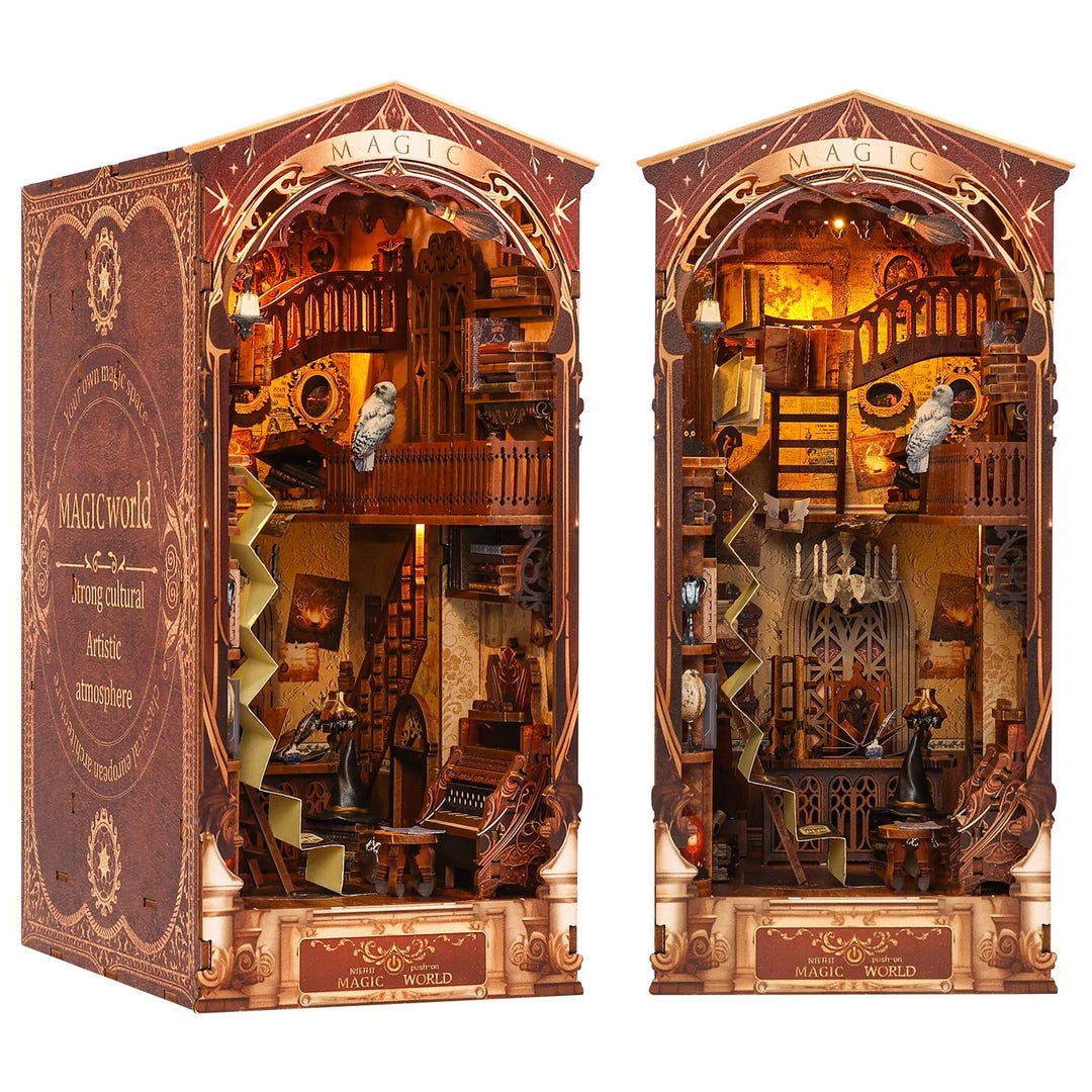 Magic World Kit, Harry Potter Inspired Book Nook Kit, DIY Crafts Kit ...