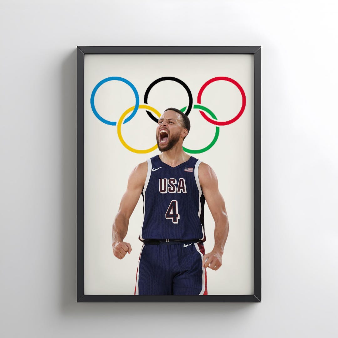 Steph Curry Poster - Basketball Print - Golden State Warriors Fan Wall ...