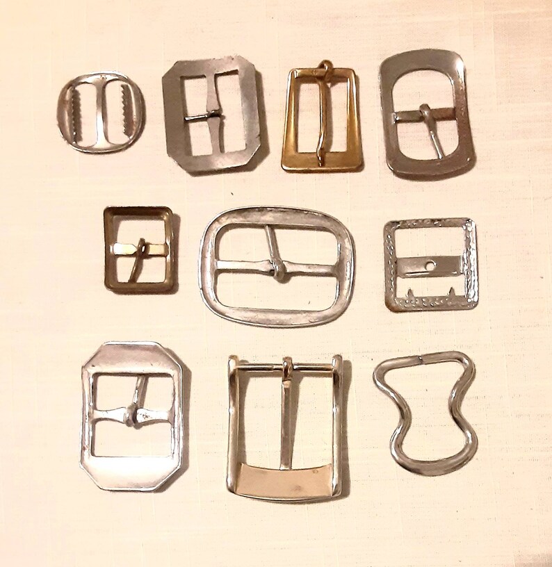 Ten Vintage Metal Buckles for Repair, Crafts and Mixed Media - Etsy