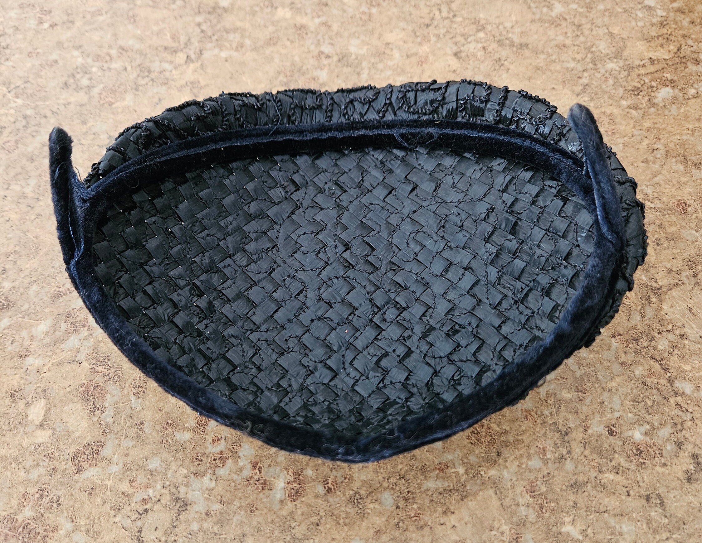 Vintage 1930's Rine Stone Studded Hat - Etsy