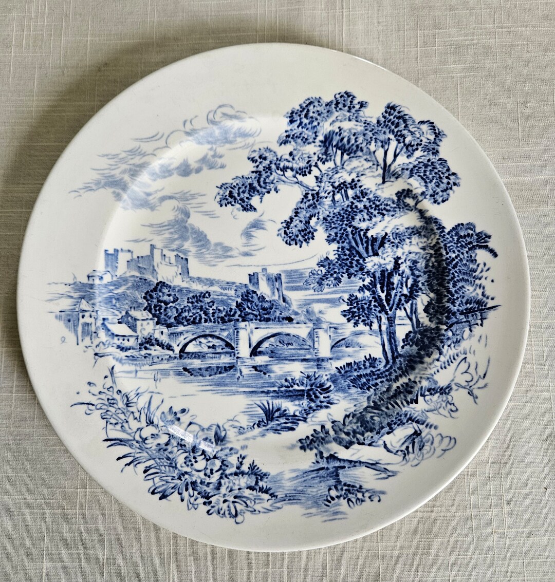 10 Blue Wedgwood Countryside Plate - Etsy