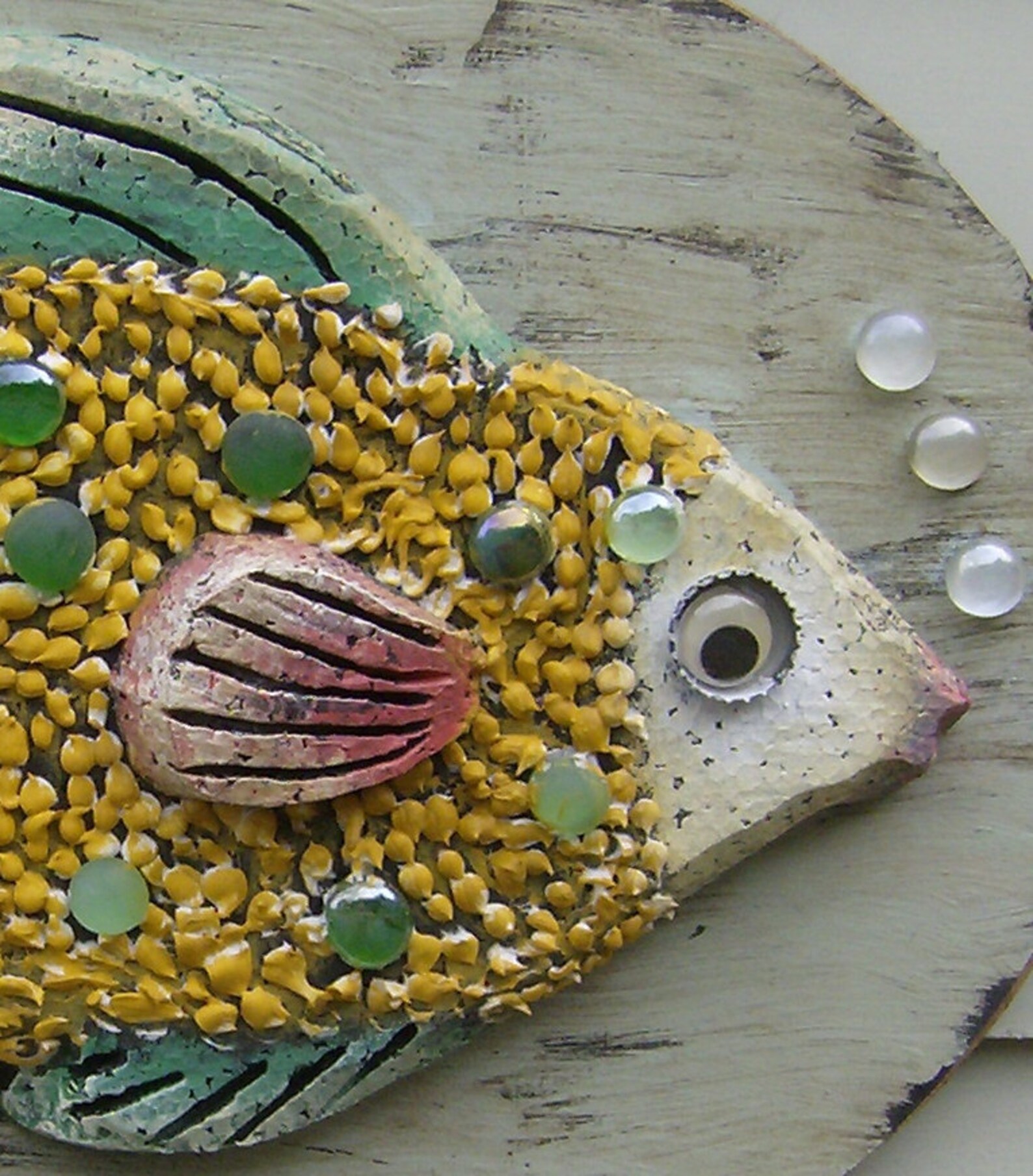 Fish Textured Wall Art, Whimsical, Custom Handmade - Etsy