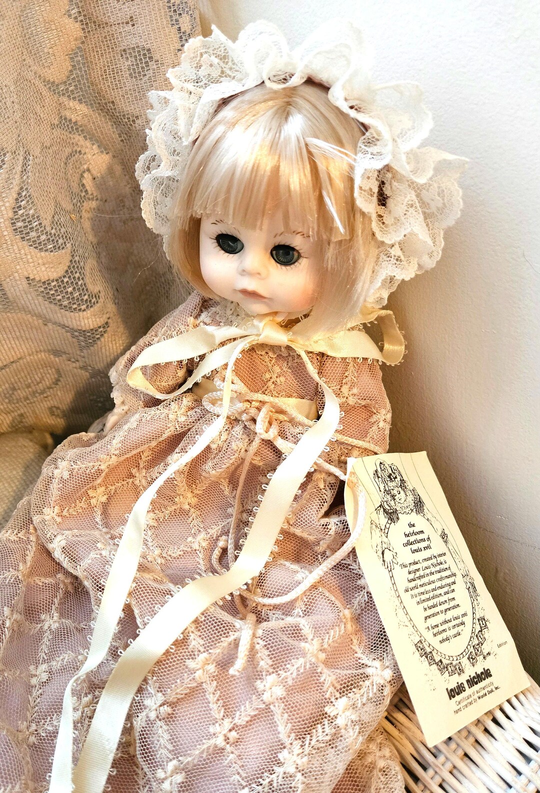 Louis Nichole 10" Vinyl Baby Doll, Diamond Lace - Etsy