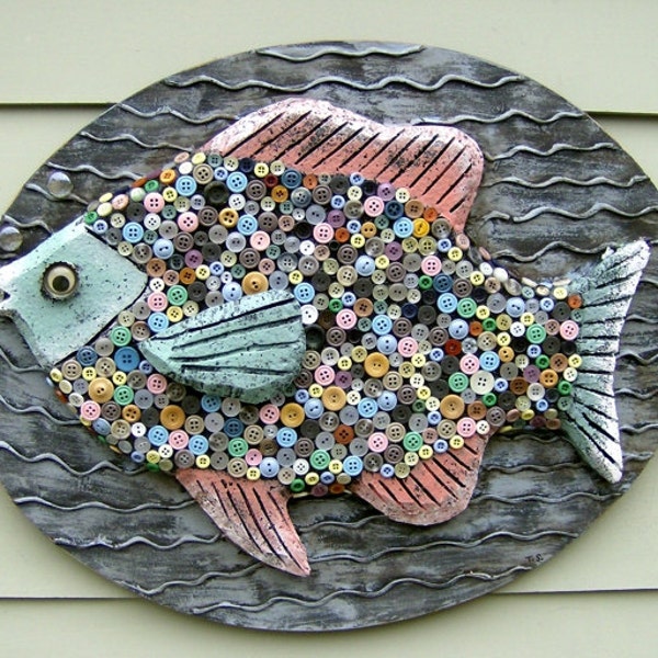 Button Wall Art - Etsy