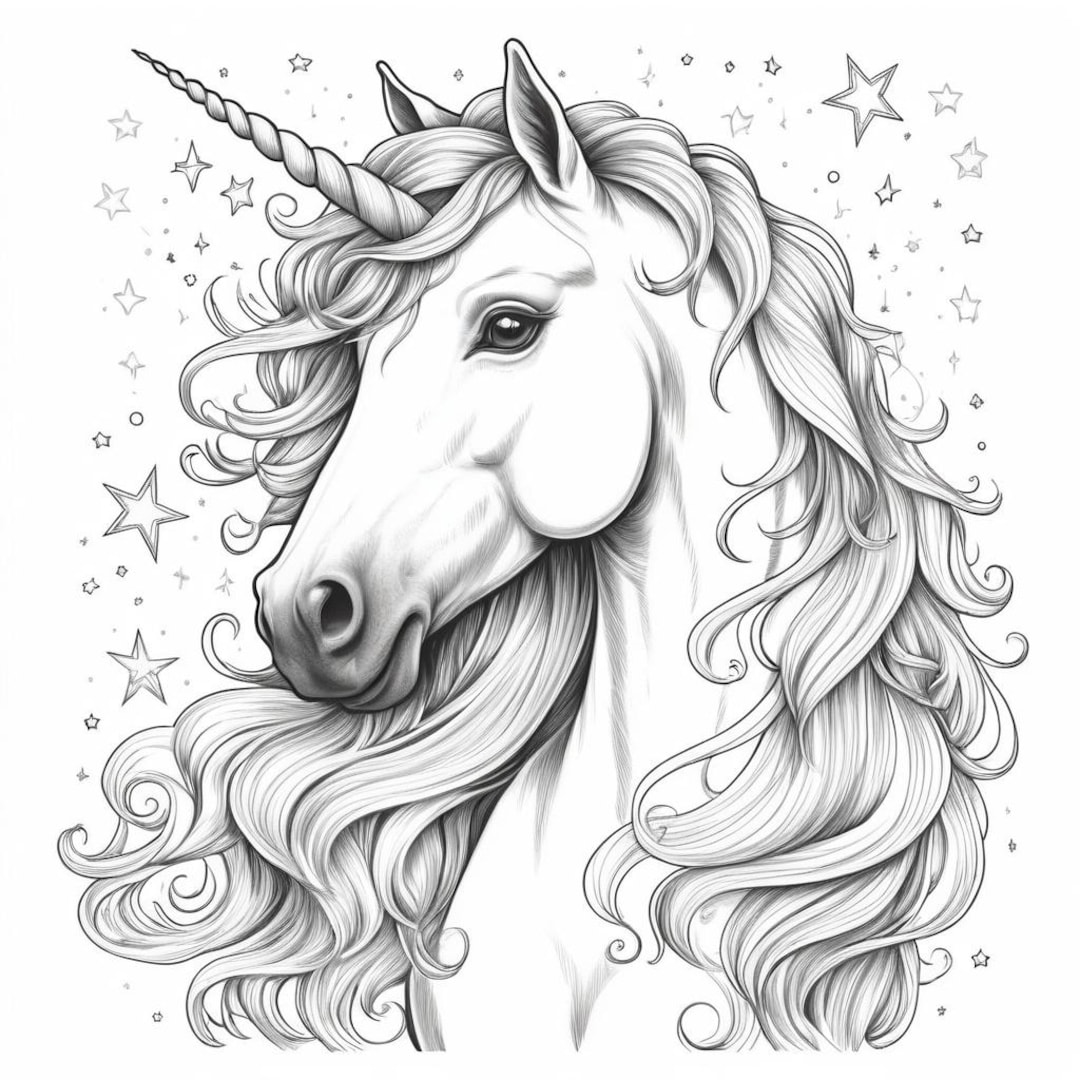 50 Colouring Pages for Girls - Etsy