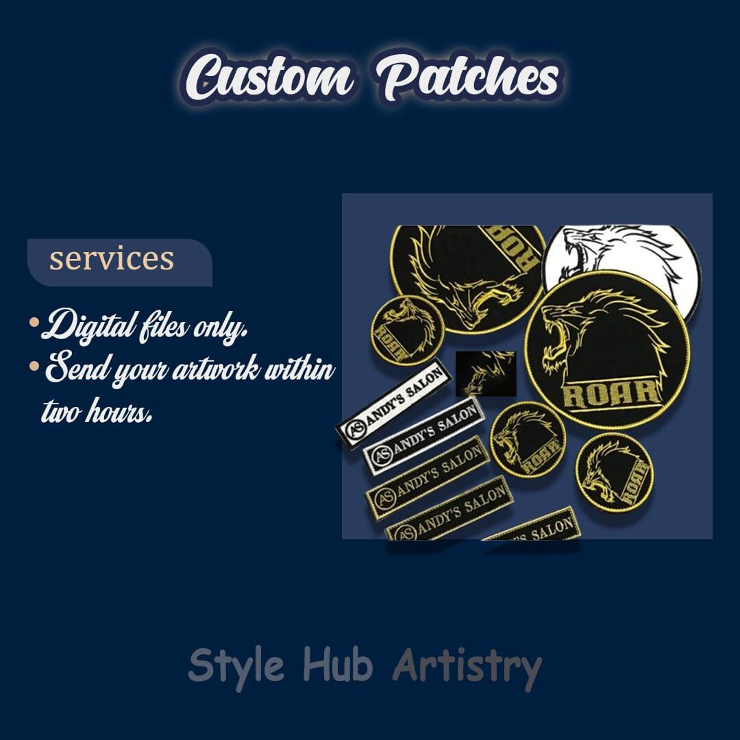 Custom Embroidered Patches , Personalized or Custom Logo Patches for ...