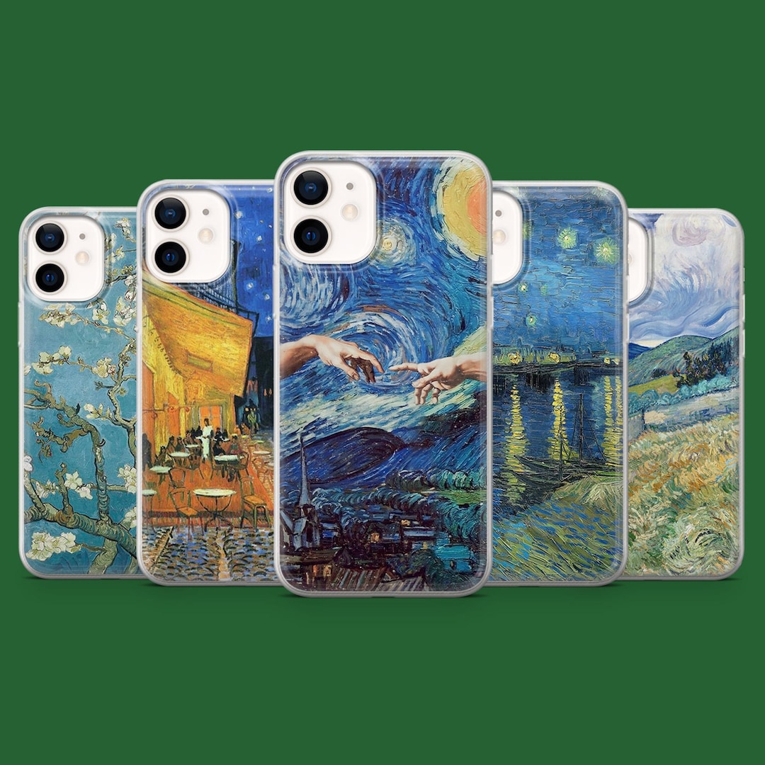 Van Gogh Phone Case Vincent Famous Art Painting Cover for iPhone 16, 15 ...