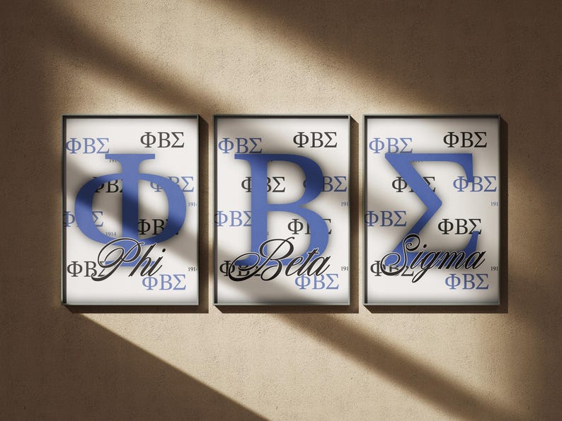 Phi Beta Sigma Digital Prints (D9 Fraternity) - Etsy
