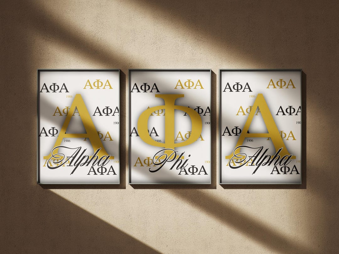 Alpha Phi Alpha Digital Prints (D9 Fraternity) - Etsy