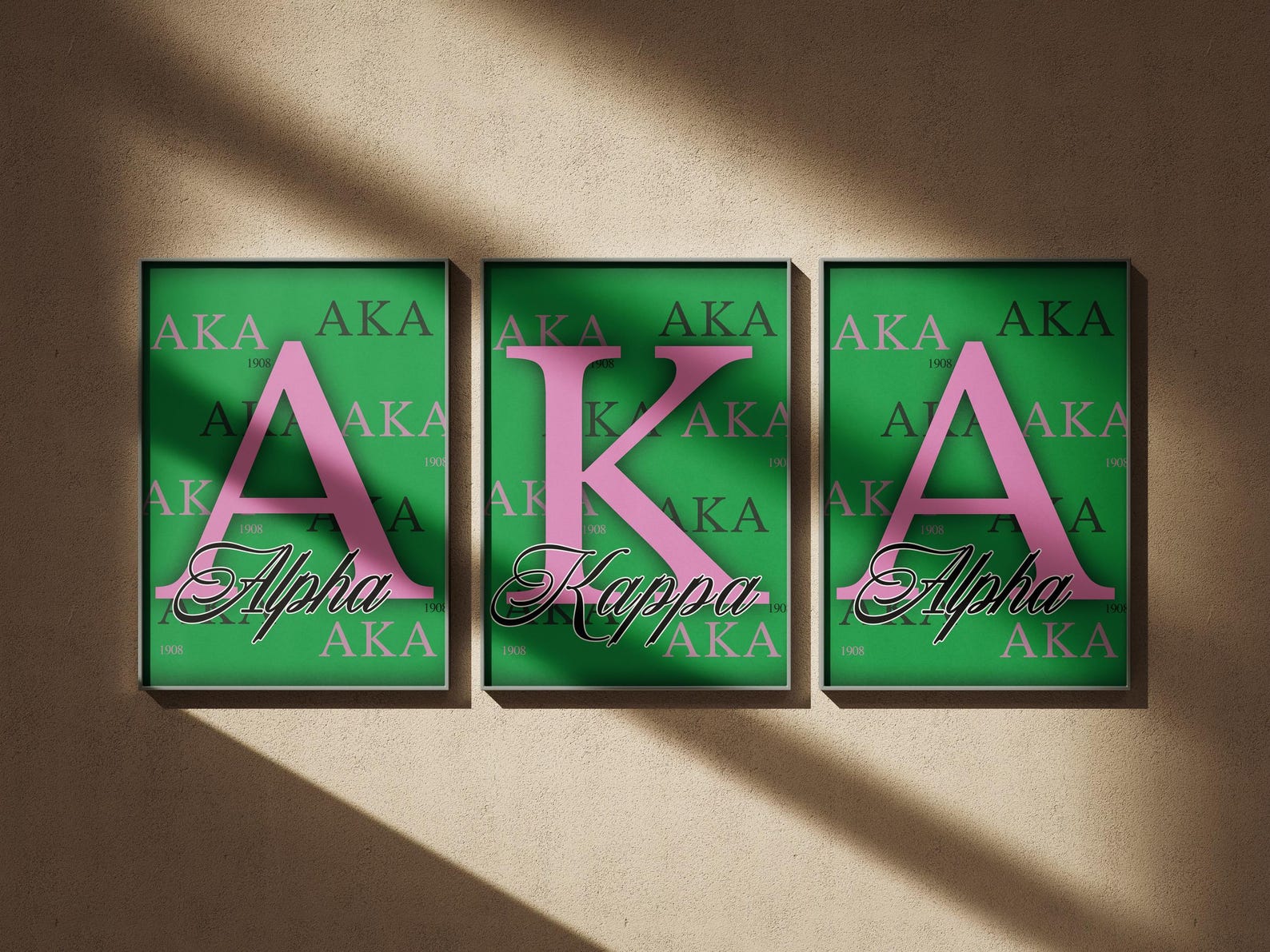 Alpha Kappa Alpha Digital Prints (D9 Sorority) - Etsy