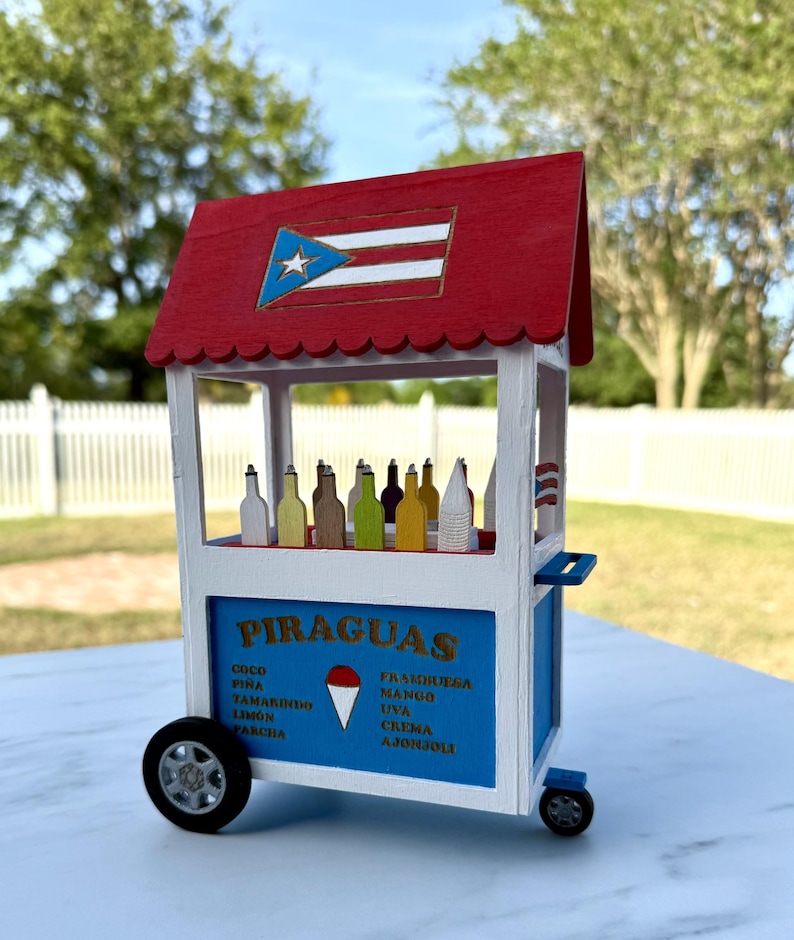 Piragua Cart Laser Cutting Digital File - Etsy