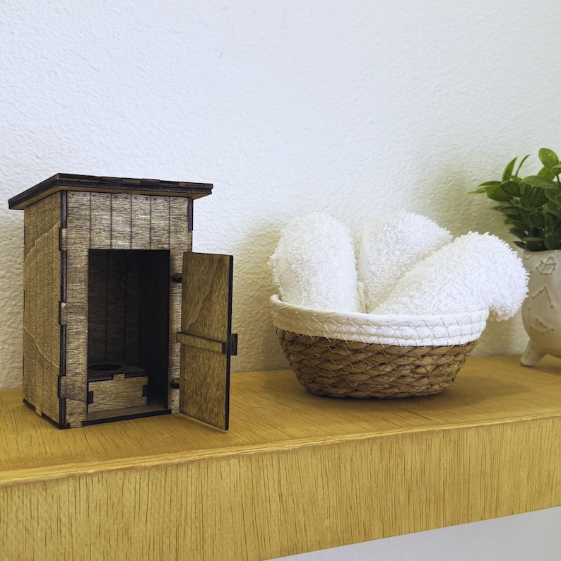 DIY Puerto Rican Outhouse Kit: Laser-cut Miniature Letrina - Etsy