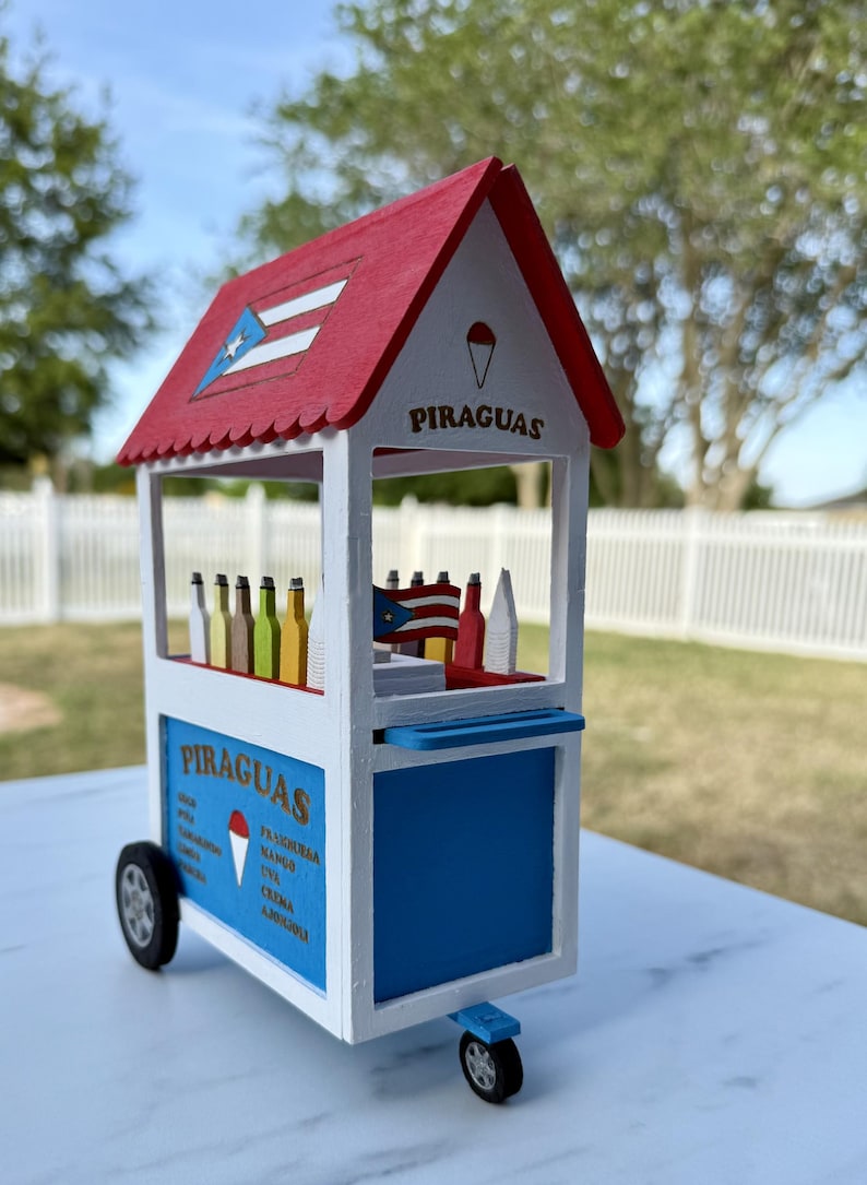 Piragua Cart Laser Cutting Digital File - Etsy