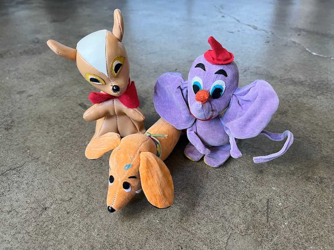 FOUND : Group of 3 Vintage FUN FARM Carnival Prize Plush Toy Stuffed ...