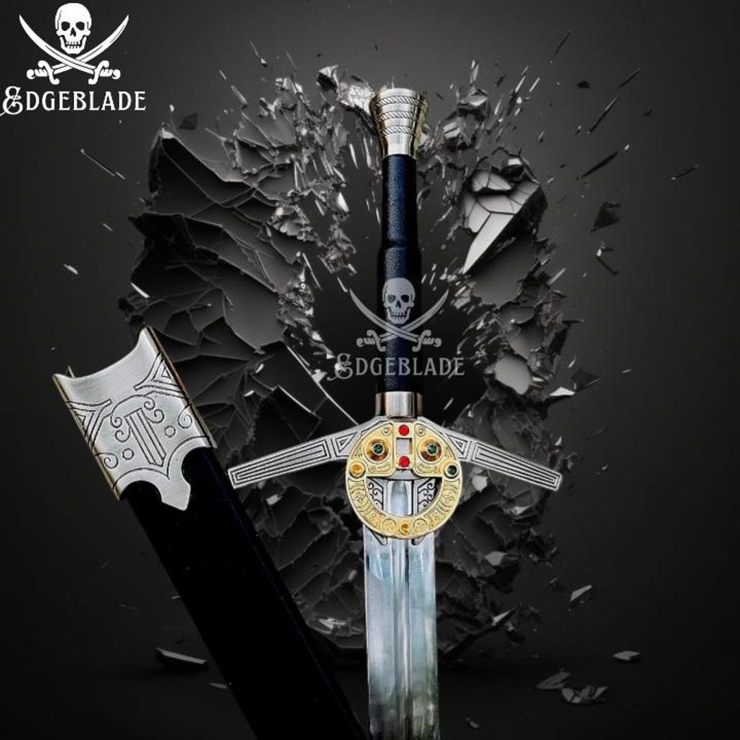 Handmade Witcher Sword of Geralt of Rivia, Arondight Decorative Sword ...