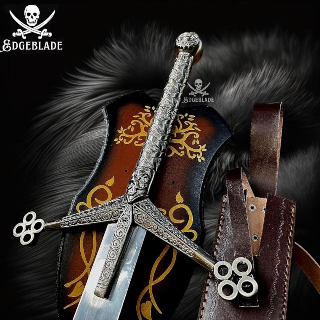 Handmade Scottish Claymore Sword – Highlander Longsword With Sheath ...