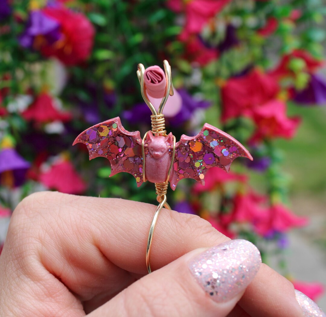 Pink Sequin Bat Cigarette Holder | Smoking Accessories| Gift for ...