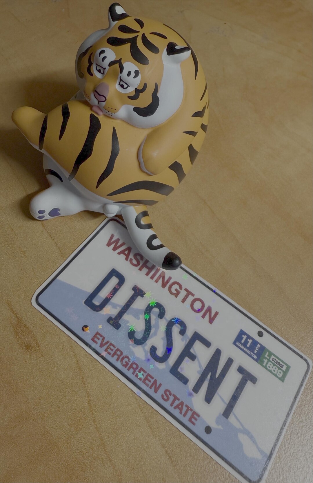 Dissent License Plate Sticker, Custom Available With Your State Plate ...
