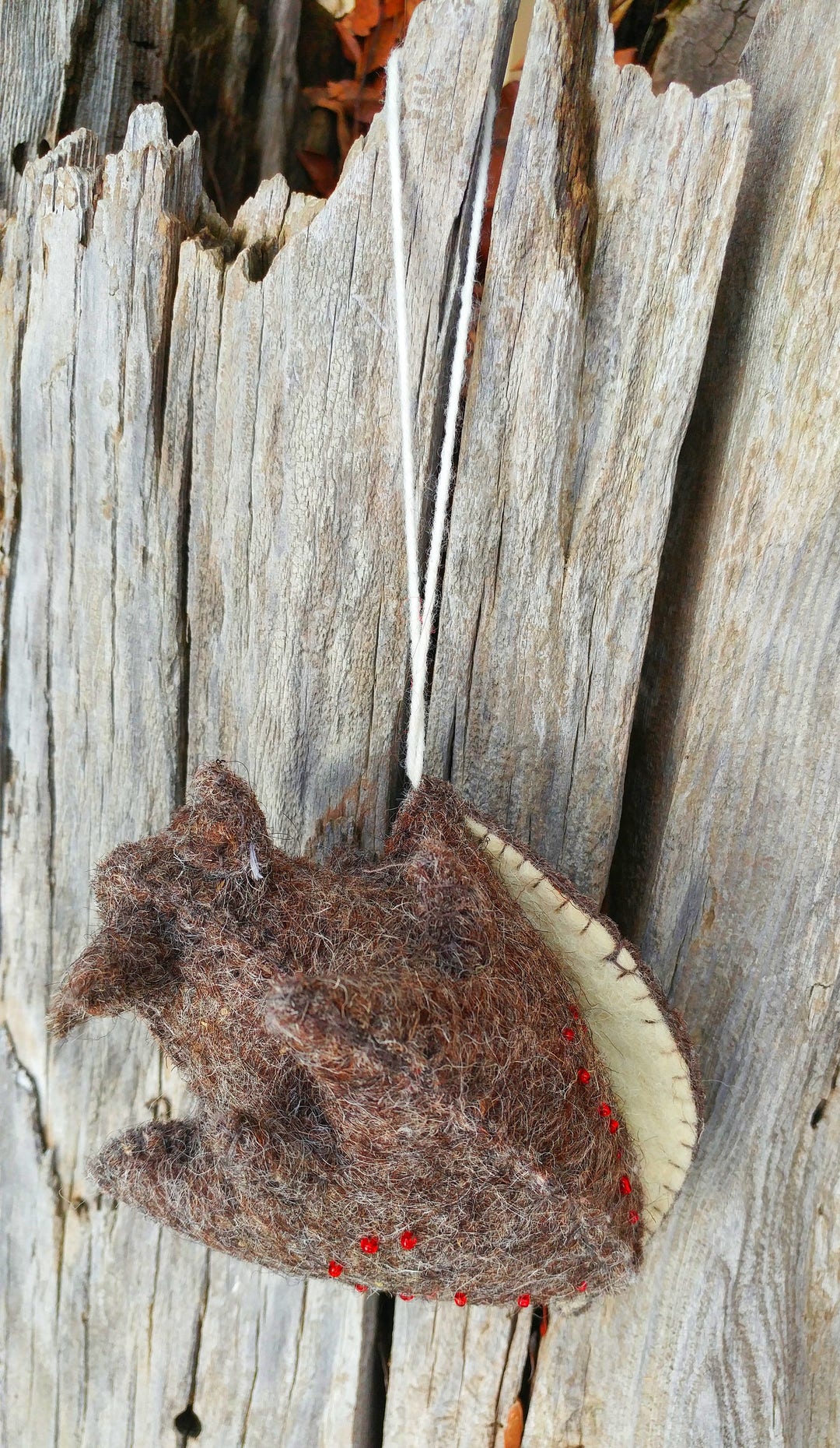 Handmade Wool Felted Conch Shell Christmas Tree Ornament - Etsy