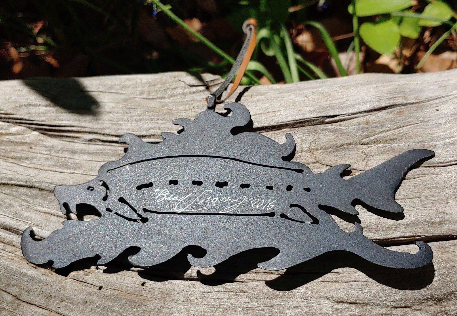 Handmade Steel Sturgeon Christmas Tree Ornament Signed by Artist - Etsy