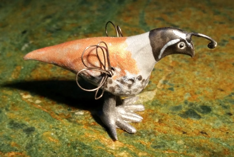 Miniature Quail Sculpture - Etsy