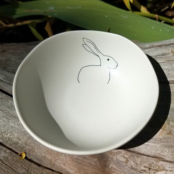 Rabbit Bowl - Etsy
