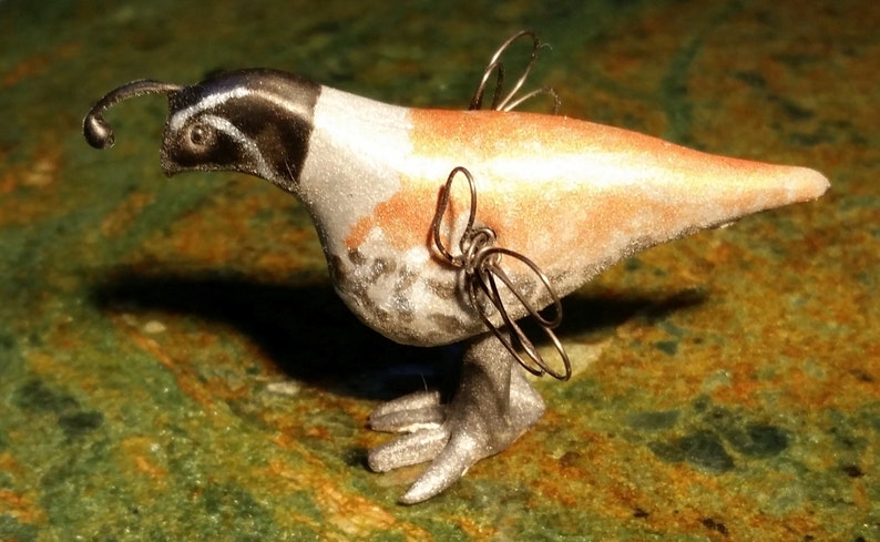 Miniature Quail Sculpture - Etsy