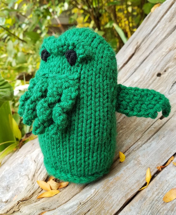 Hand-knit Cthulhu Plush - Etsy