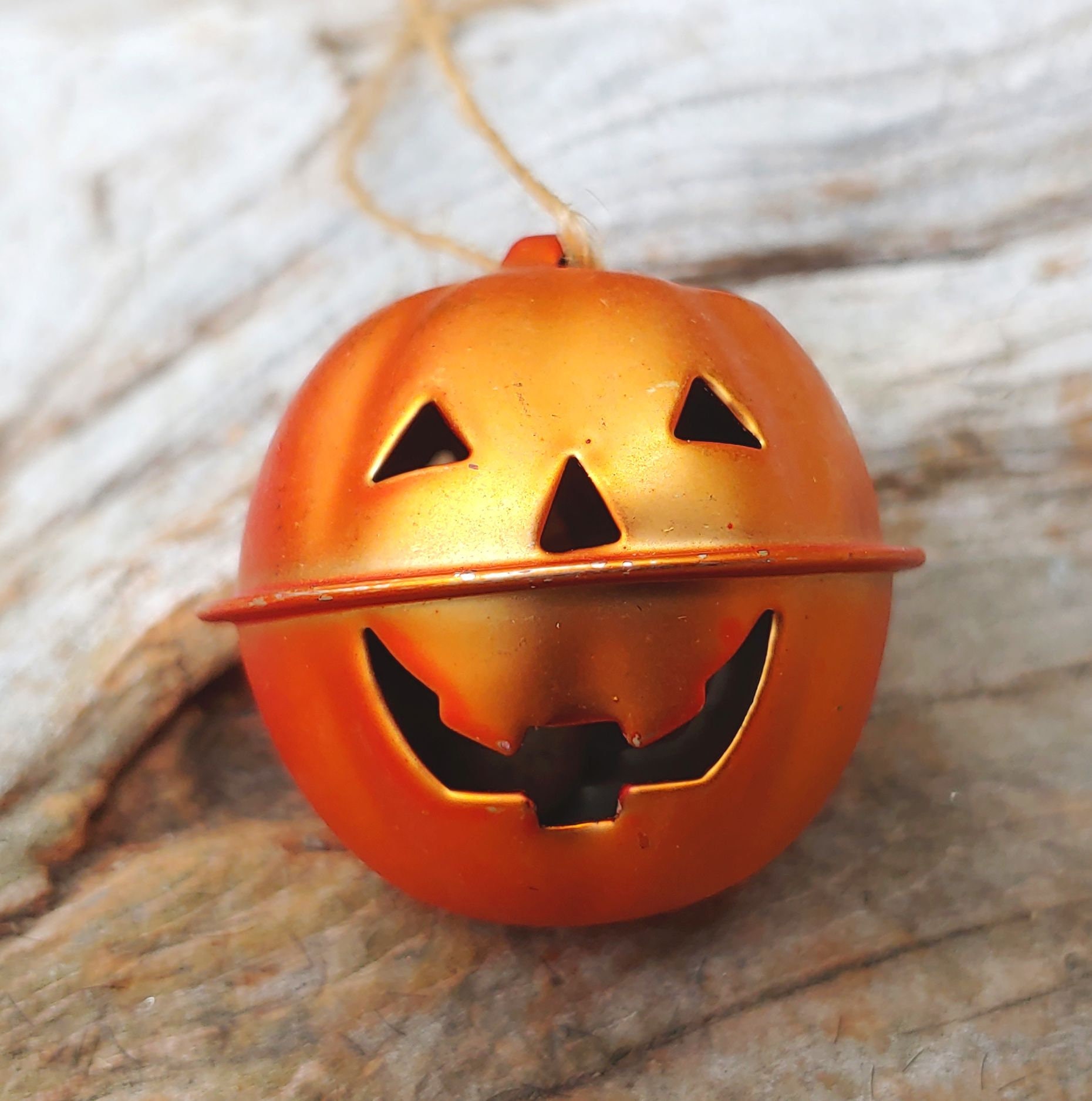 Vintage Metal Jack o' Lantern Bells Orange or Black | Etsy