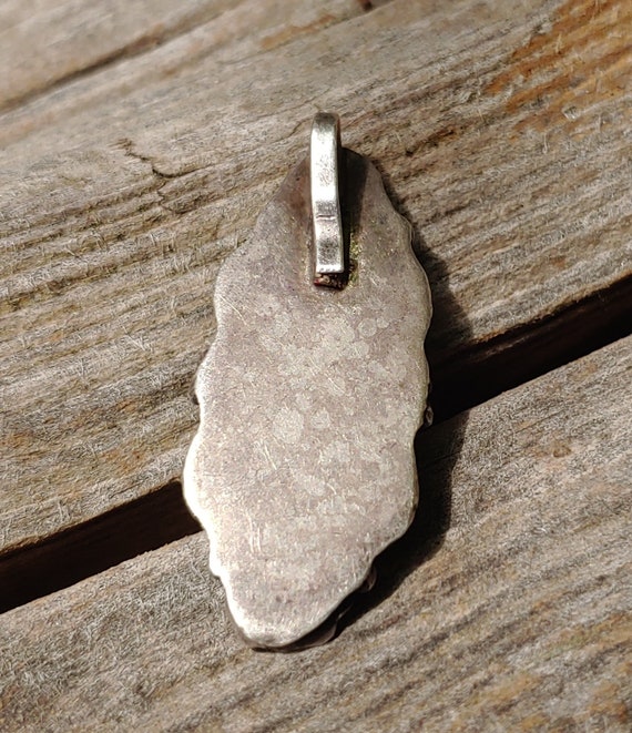 Antique Navajo Yellow Mother of Pearl and Sterling Si… - Gem