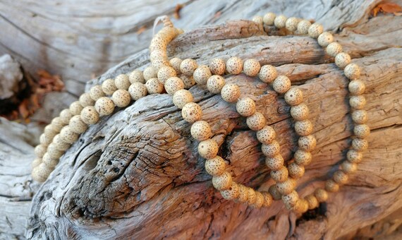 Gorgeous Handmade Lotus Prayer Mala - Gem
