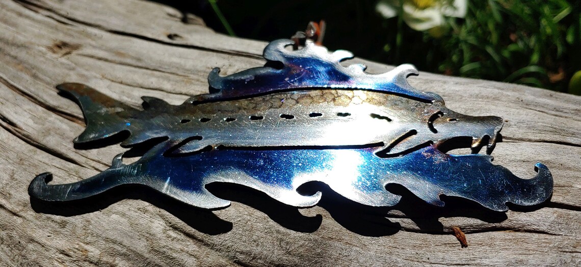 Handmade Steel Sturgeon Christmas Tree Ornament Signed by Artist - Etsy
