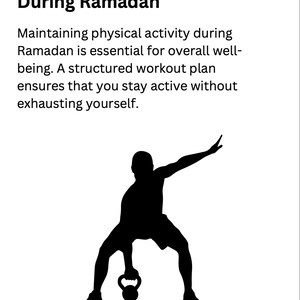 Ramadan Workout Plan - Etsy